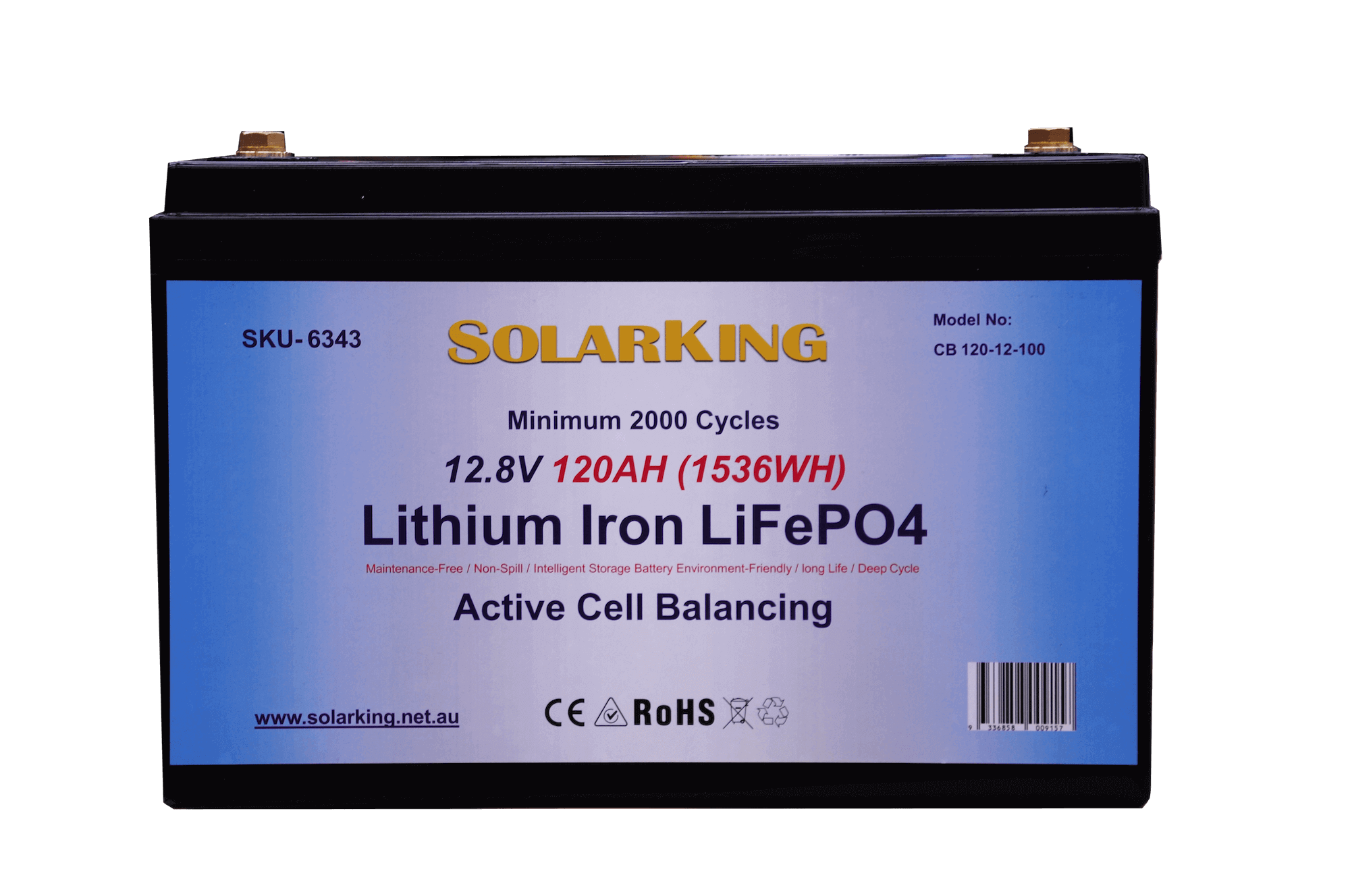 SolarKing Solar Fan - Batteries Large
